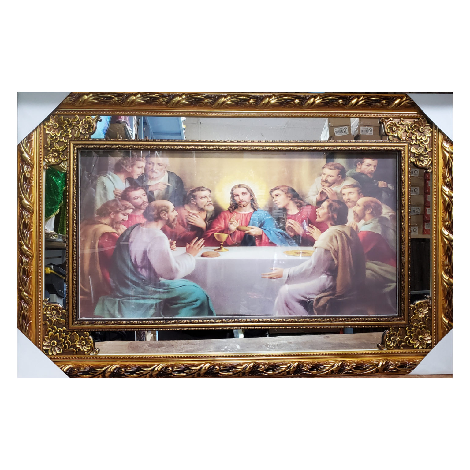 Last Supper Original, Mirrored With LED Lights – Mi Santuario